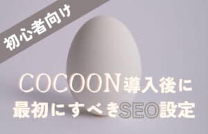 CocoonはSEO対策が弱い？初心者～上級者のSEO設定を解説